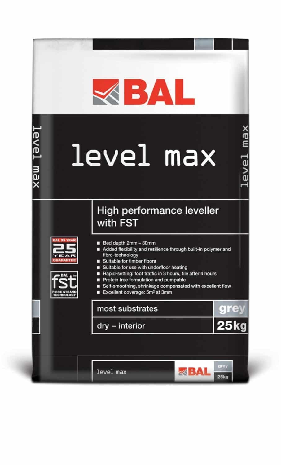 BAL Level Max | High Performance Rapid Floor Leveller- Sealant Supplies Ltd